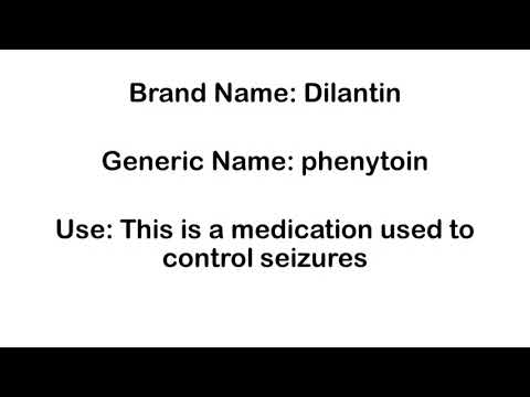 Dilantin (phenytoin) Top 200 Drugs Flashcard with Pronunciation