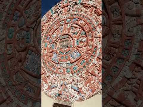 Aztec Calendar outside The Tap El Paso. #elpaso #texas #aztec #915