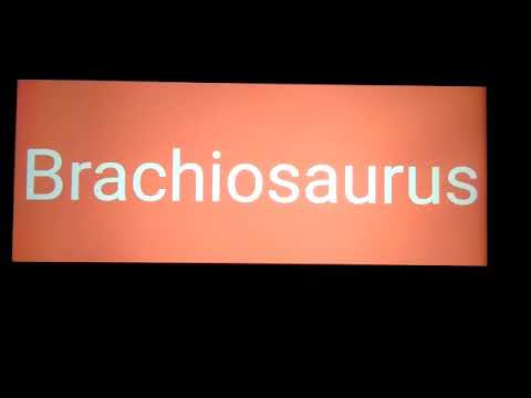 How to pronounce Brachiosaurus.