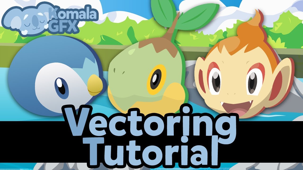 Vectoring Tutorial - How to Make Pokemon Vectors - KomalaGFX W. Frieslander & FireyDance