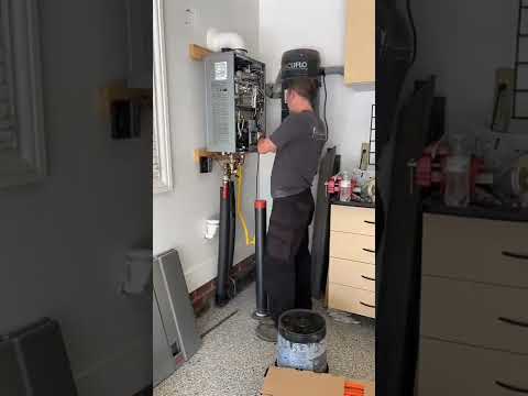 Out with the old, in with the new, and properly installed tankless water heater