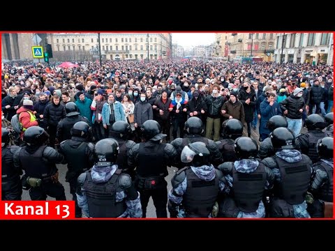 Anti-Kremlin protests in Russian regions; hundreds protest Putin's reforms