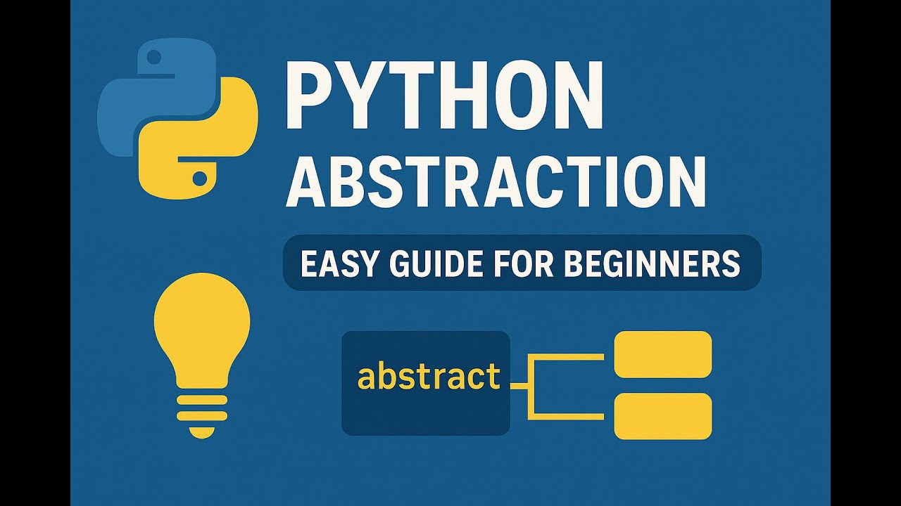 Abstraction in Python Explained | OOP Concept with Real-Life Examples for Beginners