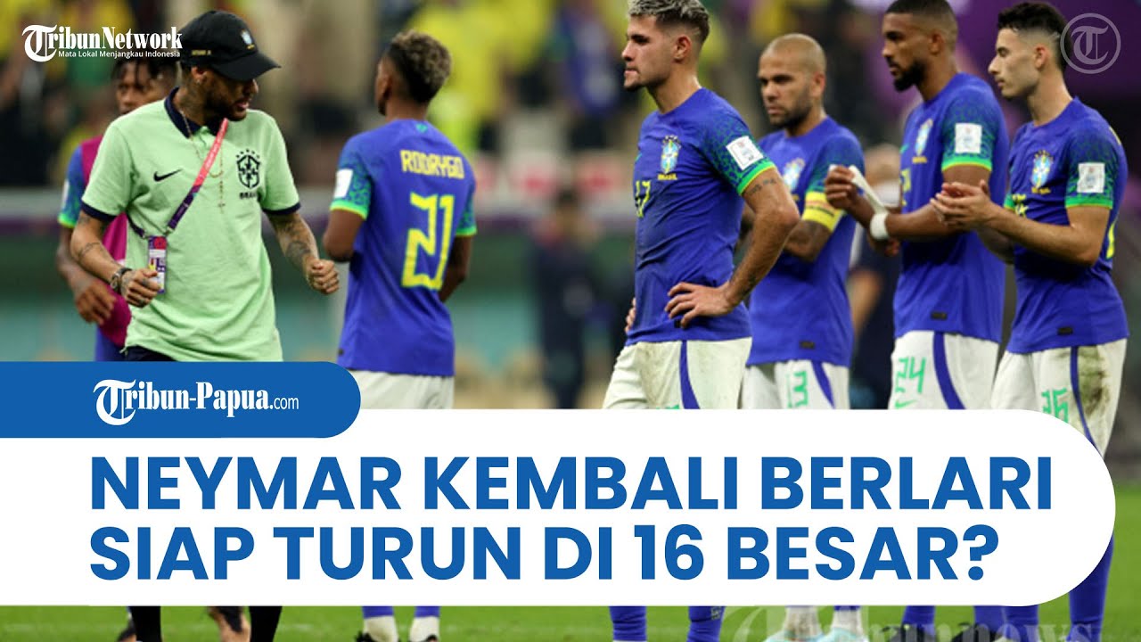 Neymar Kembali Berlari, Jadi Pertanda Baik Timnas Brasil, Siap Turun di Babak 16 Besar Lawan ...