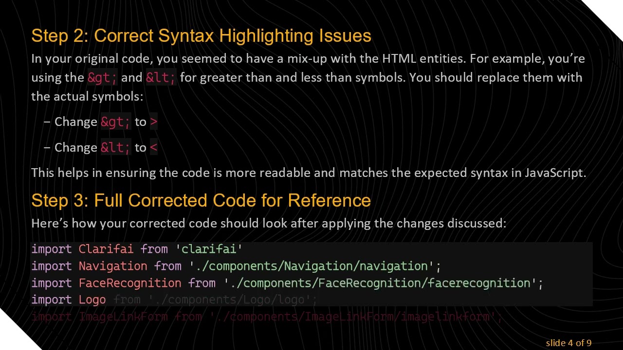 Fixing the Parsing Error in Your React Component Render Method