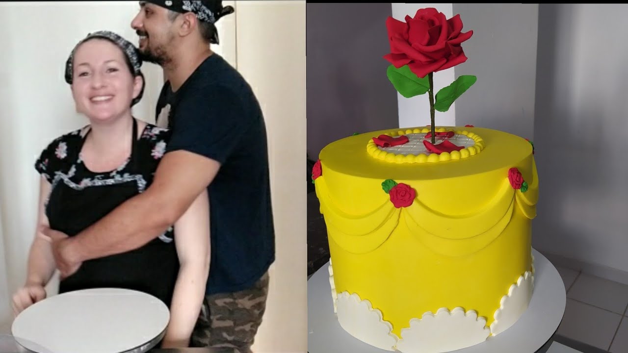 BOLO DA BELA E A FERA