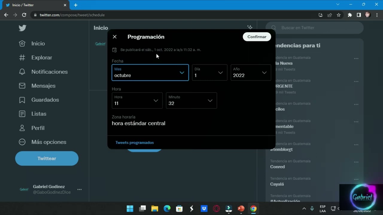 Como Programar Publicaciones en  Red Social Twitter