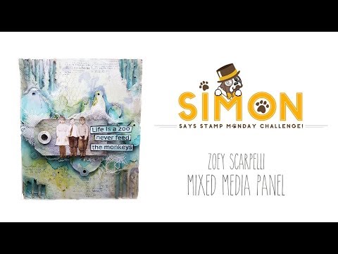 Mixed Media Panel for Simon Says Stamp