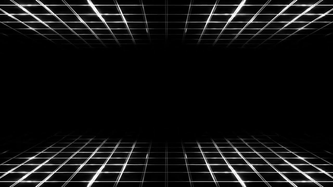 4K Black and white Grid Motion background