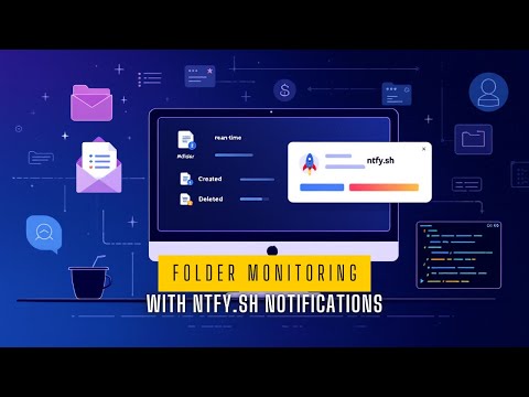 File Monitoring with ntfy.sh Notifications (033) #Python #Automation #ntfy #PushNotifications