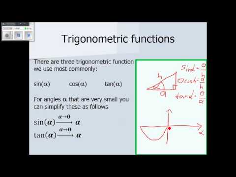 NTU - Trigonometric Functions and Small Angles