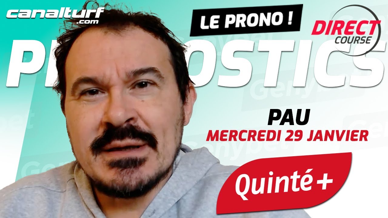 Pronostic Quinté et des courses PMU du Mercredi 29 janvier 2025 - En partenariat avec @GenybetTurf
