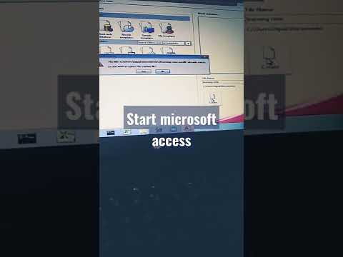 How to start microsoft access 2010 ?