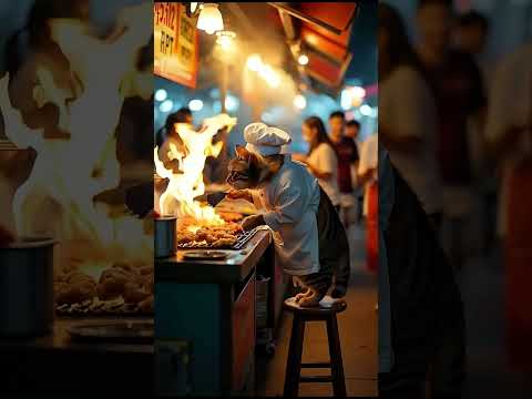 Street Chef Cat: Cooking Like a Pro! ππ±π₯
