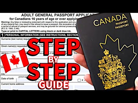 How To Apply For Canadian Passport 2025 🇨🇦