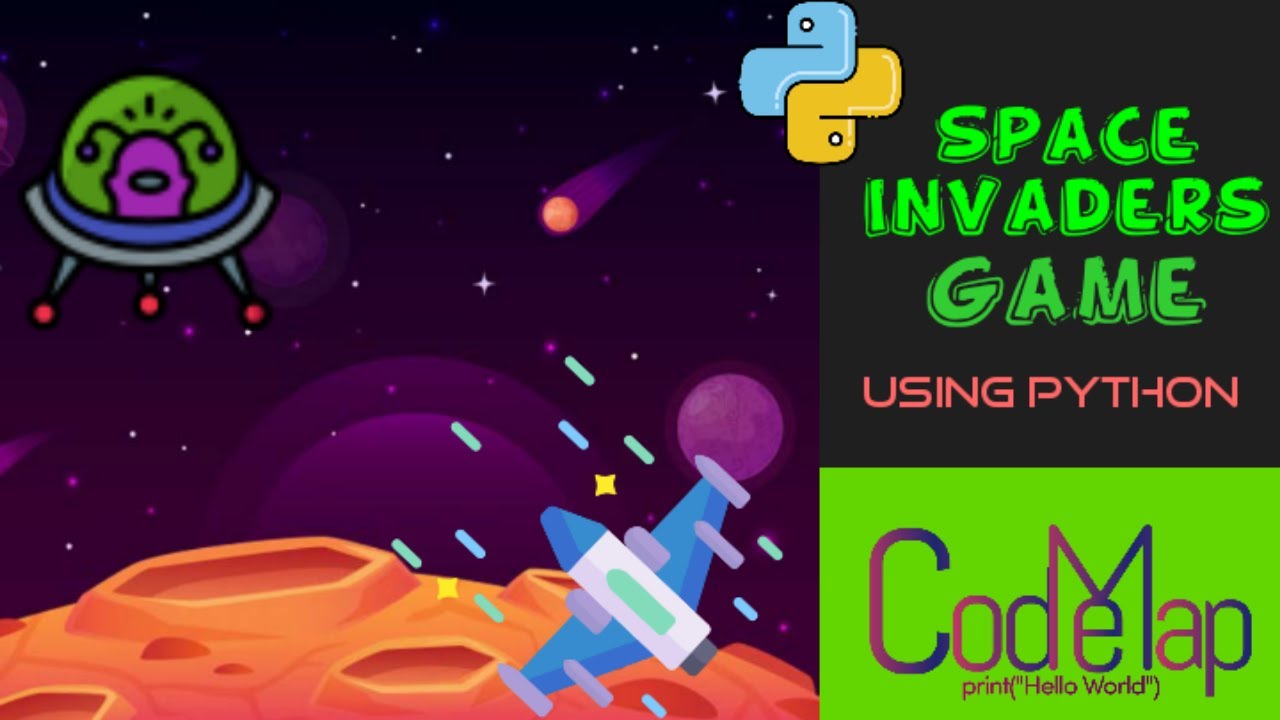 Space Invaders game using python | pygame | python project