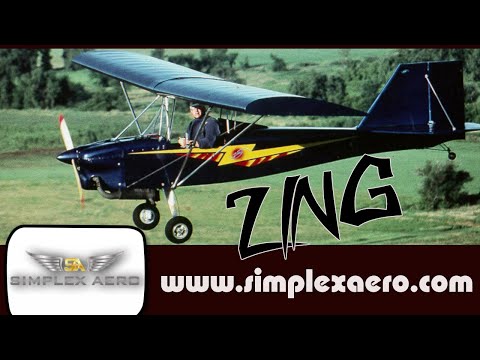 Zing, All Wood, Plans Built, Legal Part 103 Ultralight Aircraft from Simplexaero.com