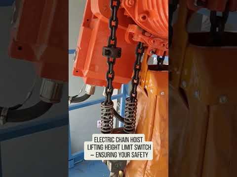 Safe Material Handling: #electricchainhoist for Sale with Lifting Height Limit Switch for Safety