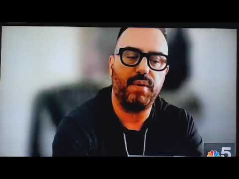 NBC Channel 5 interview about the Kanye West controversy , a mural removed , one defaced.