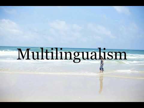 How To Pronounce Multilingualism🌈🌈🌈🌈🌈🌈Pronunciation Of Multilingualism