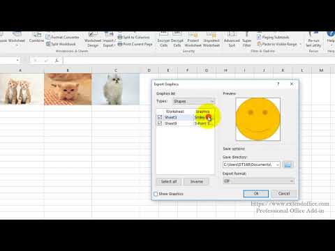 Save And Export Charts Graphs (Pictures Or Shapes) As JPEG Image Files In Excel