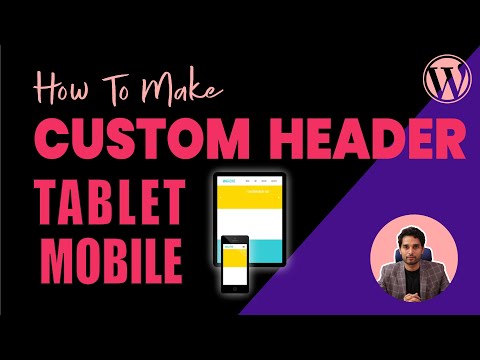 Custom Header Menus for Mobile & Tablet - Different Headers for Different Devices