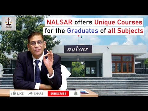 NALSAR offers Unique Courses for the Graduates of all Subjects : Faizan Mustafa