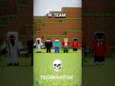 Minecraft W Team Moment 💀 ( Hindi ) #shorts #minecraft #animation #herobrine #sigma