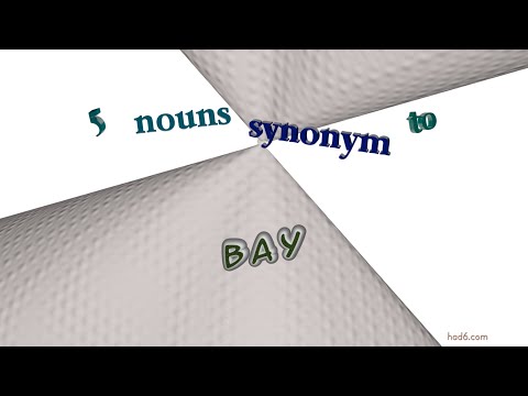 bay - 6 nouns which are synonyms of bay (sentence examples)