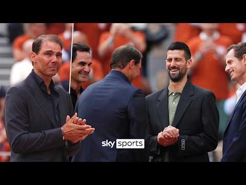 Rafael Nadal honoured at Roland Garros farewell ceremony ❤️