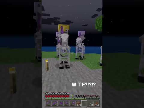 Skeleton horses spawn in Minecraft! 😱