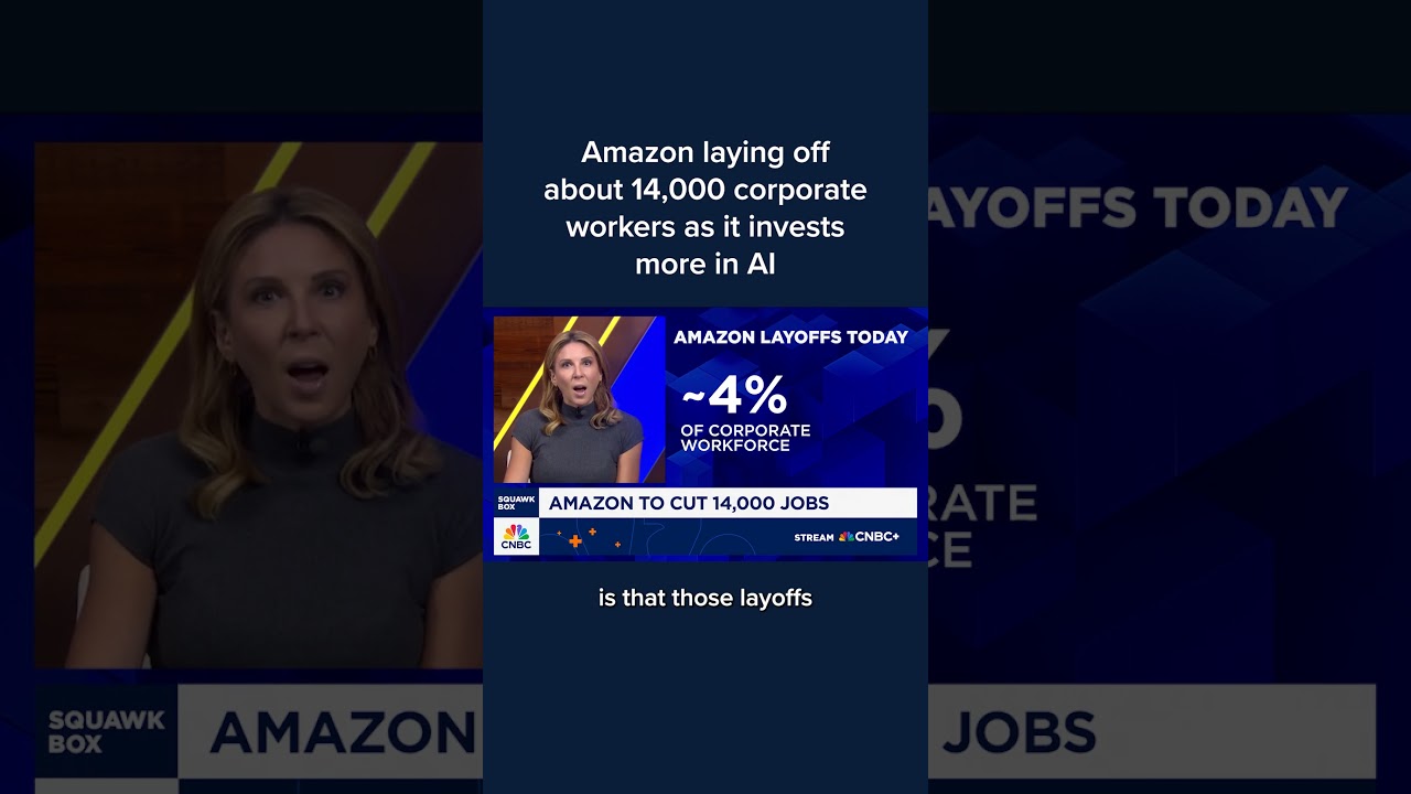 Amazon laying off about 14,000 corporate workers as it invests more in AI