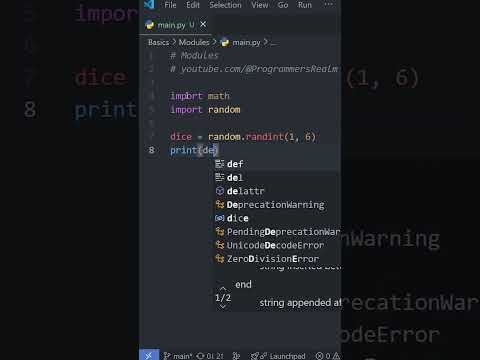 Python Basics: MODULES in Under a Minute! 📦