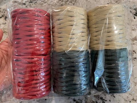 6 Rolls Christmas Natural Raffia Paper Ribbon, Matte Twine Raffia Ribbon for Gift Wrapping,1/ Review