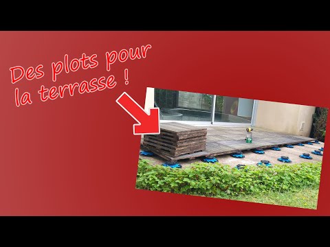 COMMENT FAIRE UNE TERRASSE AVEC DES PLOTS ? (# Jardin-20)