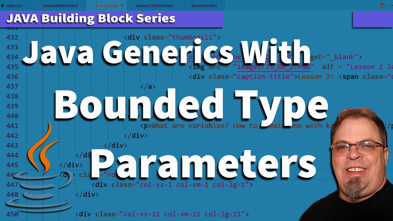 Bounded Type Parameters : What are Java Generics Bounded Type Parameters ?