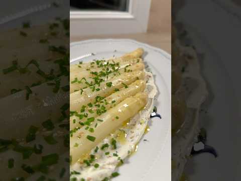 Asperges blanches 🤤 #asperges #recettehealthy #recetterapide #recettefacile #recettevegetarienne