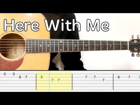 d4vd - Here With Me (Guitar Tutorial Tab)