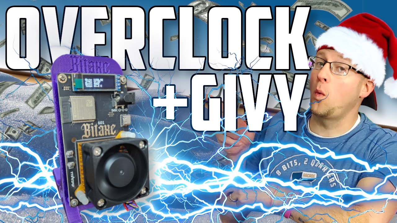 ⚡ Overclocking the Bitaxe Gamma for Max Hashrate | Giveaway #4 #bitcoin #bitaxe 🛠