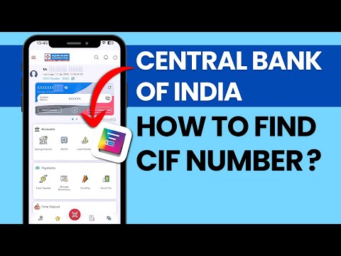 How to Find CIF Number in Central Bank of India Online? Get CIF Number in Cent Mobile App
