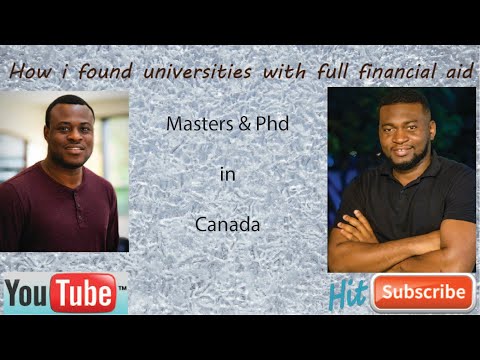 HOW TO STUDY IN CANADA FOR FREE| MASTERS AND PHD SCHOLARSHIPS IN CANADA|APPLICATION TIPS