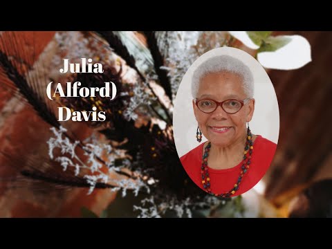 Homegoing Services || Julia (Alford) Davis