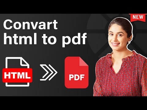How to convert html to pdf 2025 | Adobe acrobat Tutorial