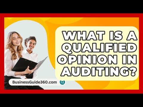 What Is A Qualified Opinion In Auditing? - BusinessGuide360.com