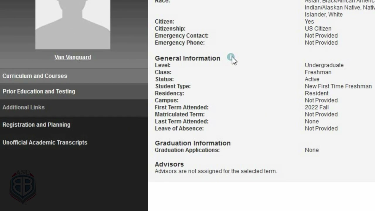 Banner Self Service - Unofficial Transcript