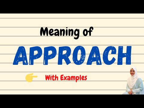 Daily vocabulary | Approach Meaning | Vocabgram