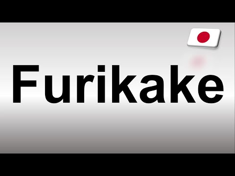 How to Pronounce Furikake