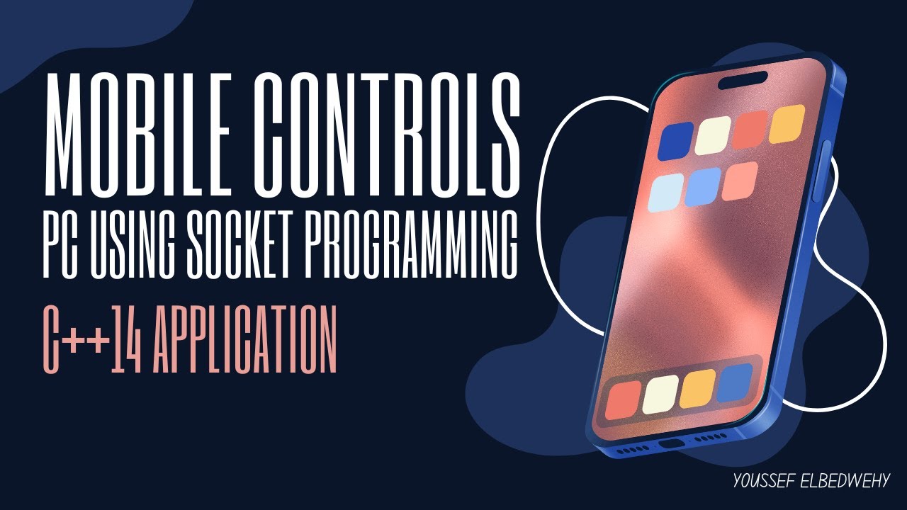 Mobile Control PC via Socket Programming | C++ Project