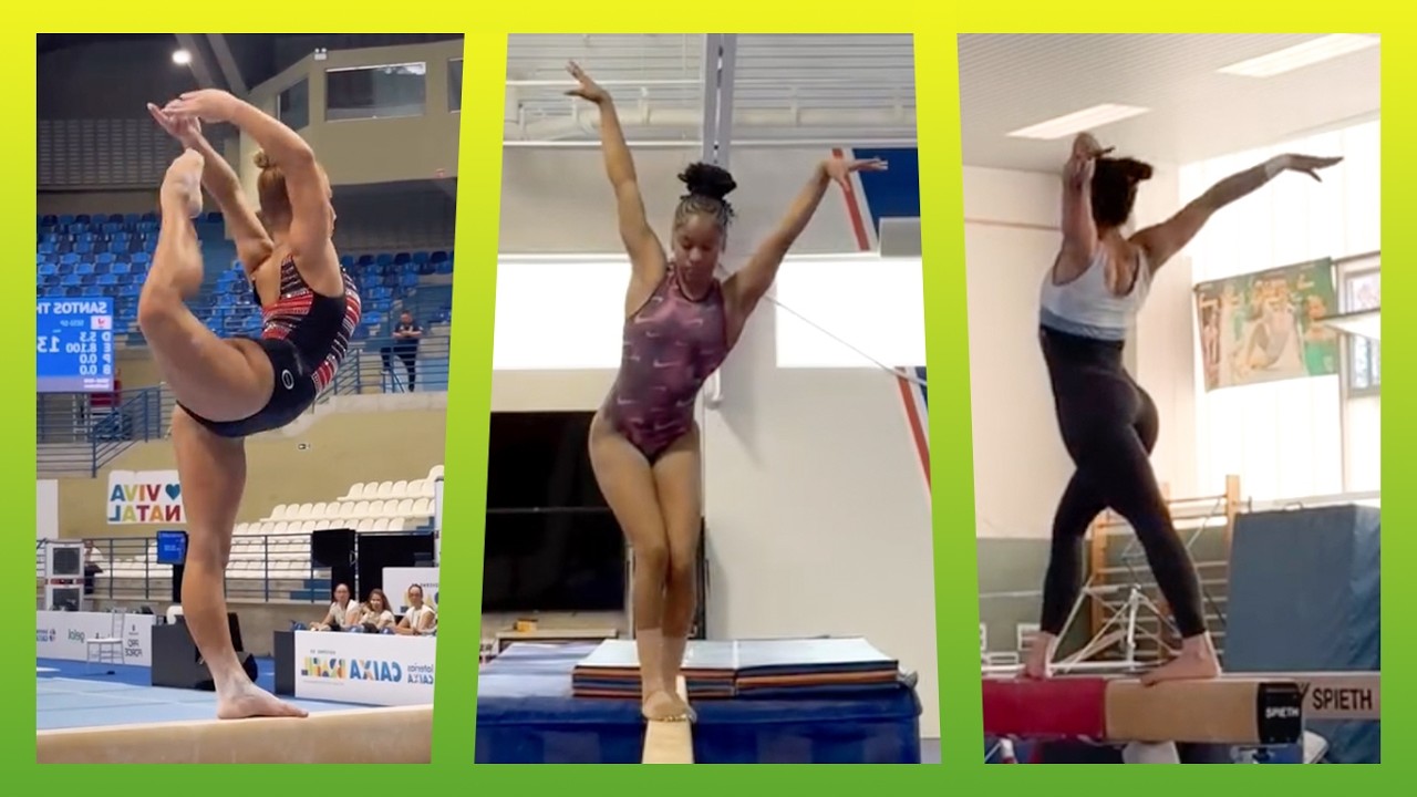 Skye Blakely is ready for elite, Oksana Chusovitina with a Rudi at 50!