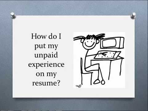 Students: How to write accomplishments on your resume